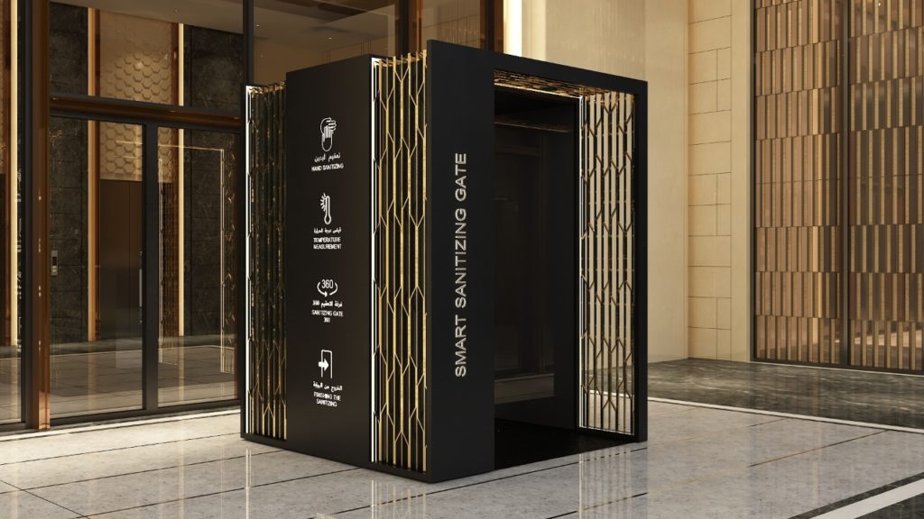 luxurious smart sanitizing gates - DUBICOOL | Smart Adiabatic Pre ...