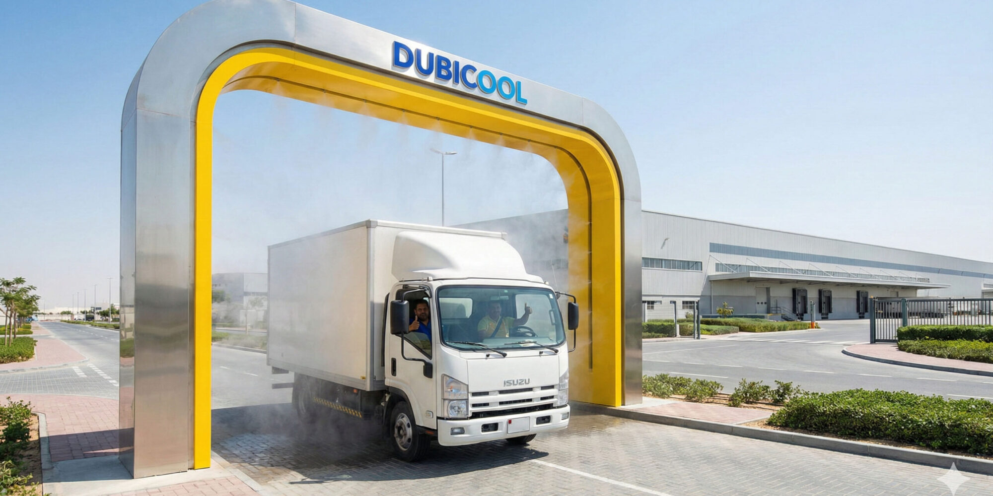 Vehicle Disinfection Gates | Automatic Truck Sanitizing Tunnels UAE
